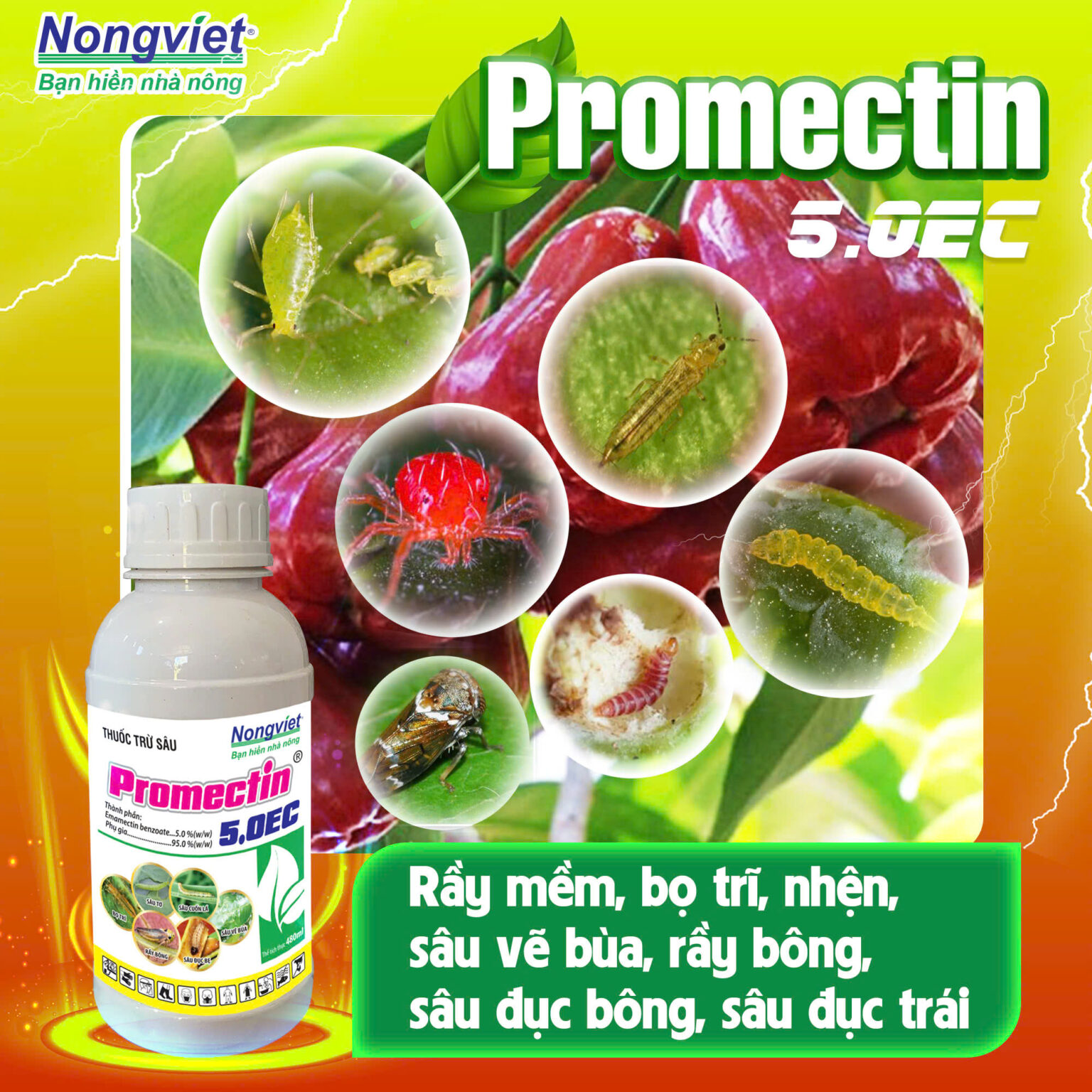 Promectin 5.0EC 480ml | NÔNG VIỆT