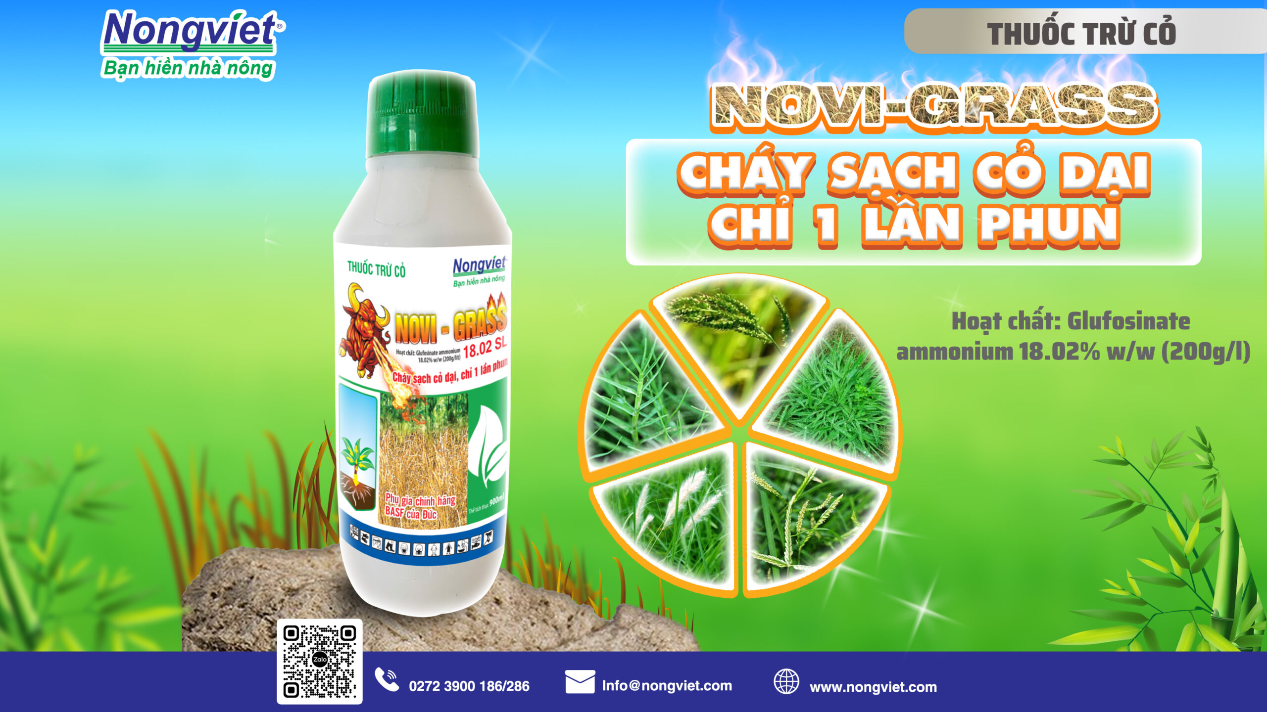Giải mã hoạt chất Glufosinate Ammonium đối với cỏ dại - Nông Việt ...